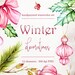 Hand Painted Watercolor Clipart, Christmas Clipart, Watercolour ...