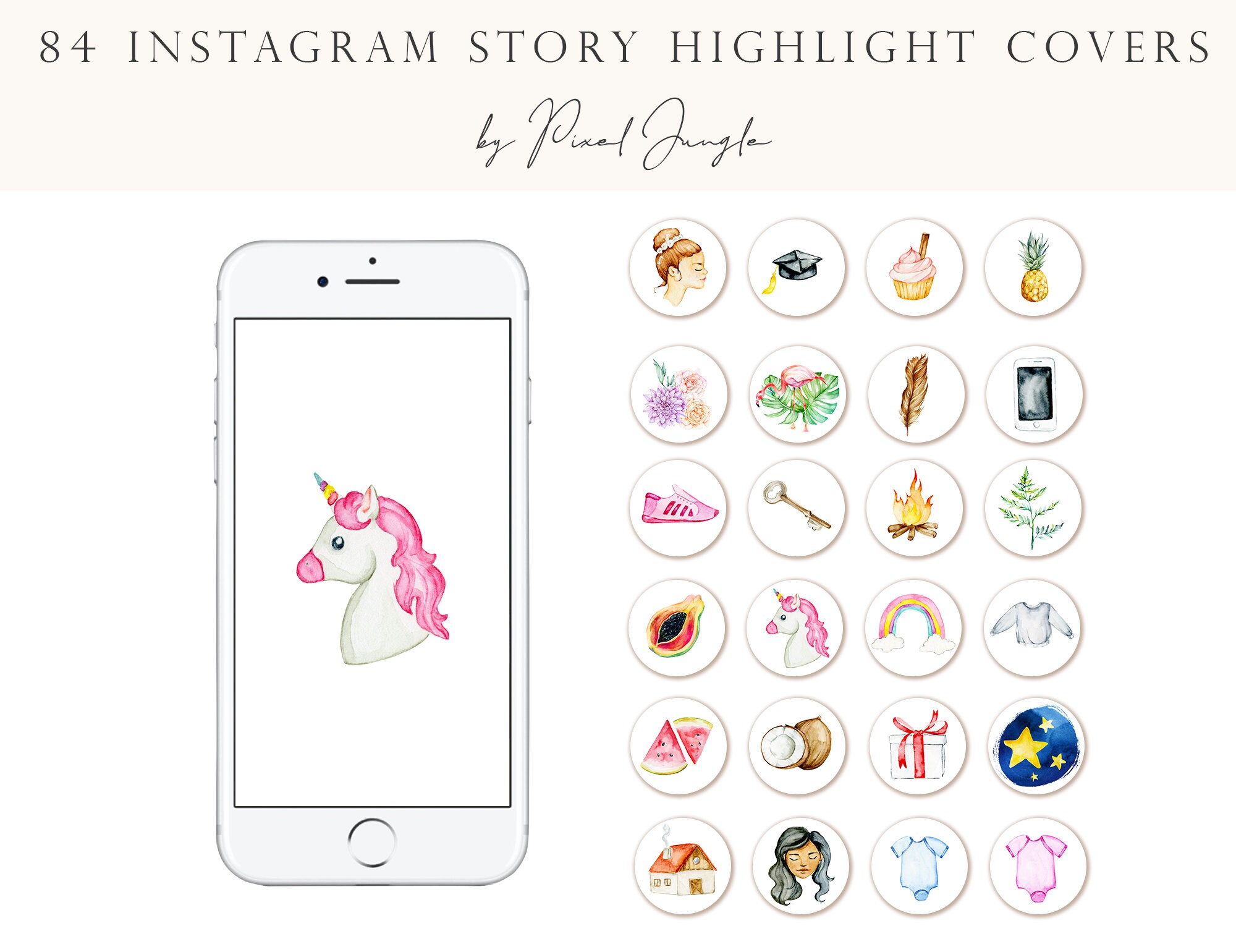 Instagram Story Highlight Icons Instagram Story Covers | Etsy
