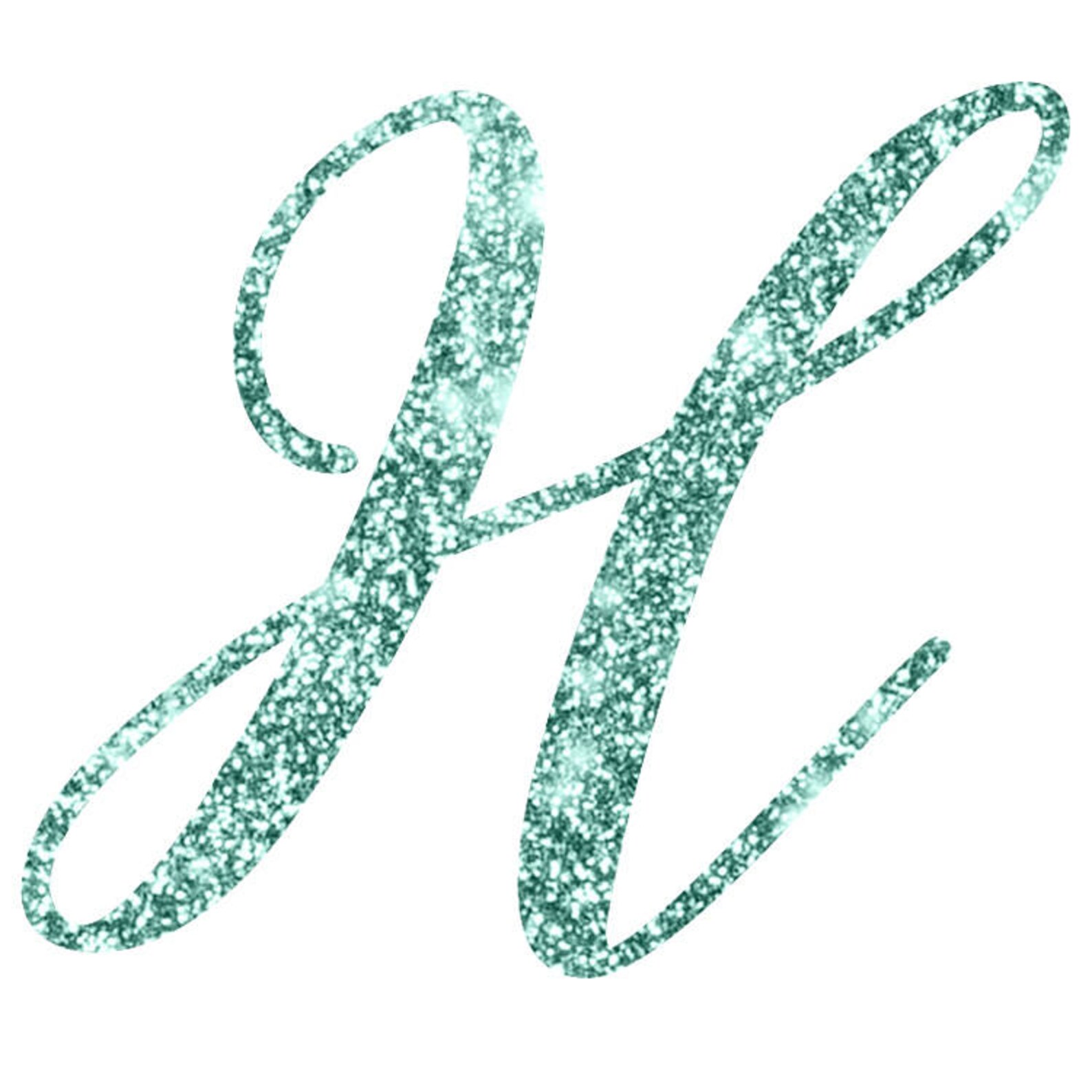 Buy 3 Pay for 2 Mint Font Mint Glitter Alphabet Clipart - Etsy