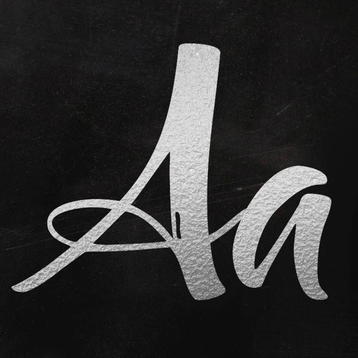 Silver Foil Alphabet Clip Art Silver Alphabet Silver Font - Etsy