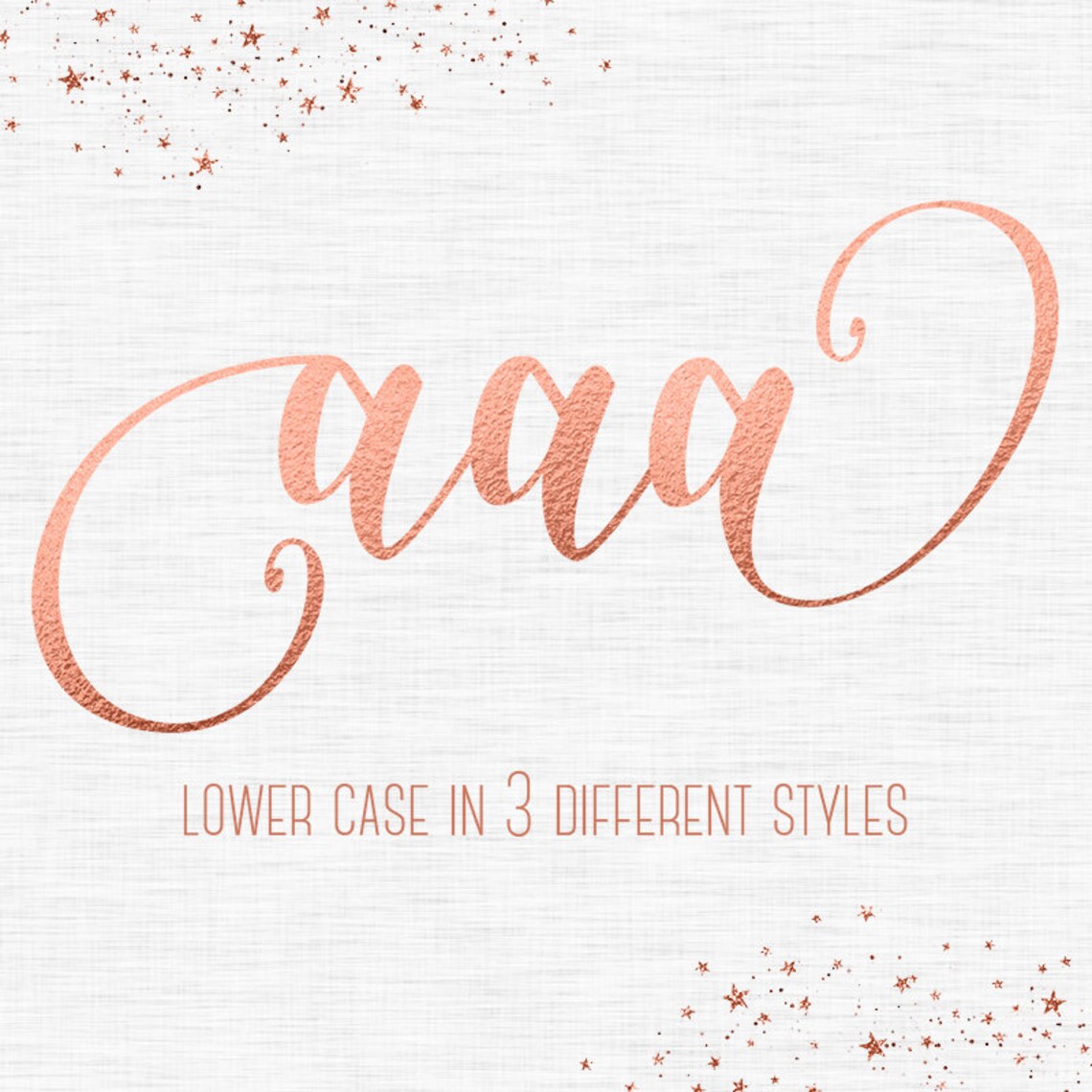 Rose Gold Foil Alphabet Clipart Rose Gold Font Rose Gold - Etsy
