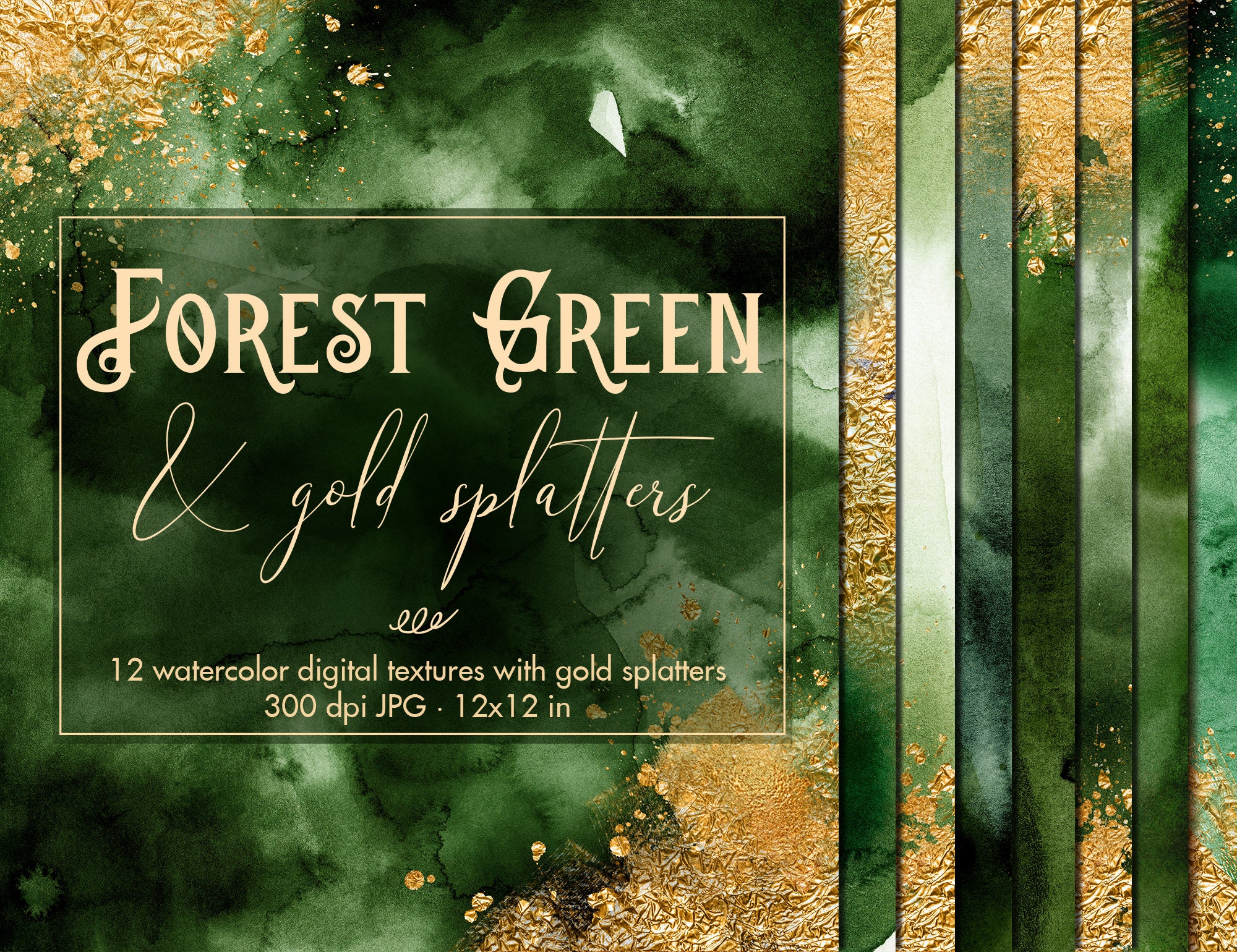 Forest Green Texture Background