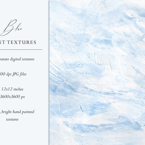 Pale Blue Backgrounds, Blue Digital Paper, Paper Pack, Paint Texture ...