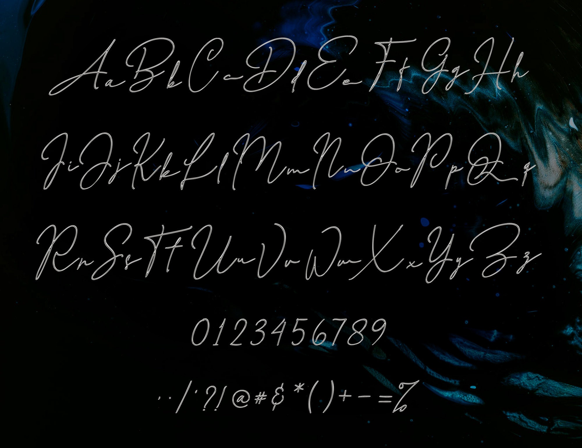 Liquid Silver Letters Clipart Silver Alphabet Liquid Font - Etsy