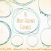 Mint Round Frames Clipart, Mint Circles Clipart, Circle, Frame Overlays ...