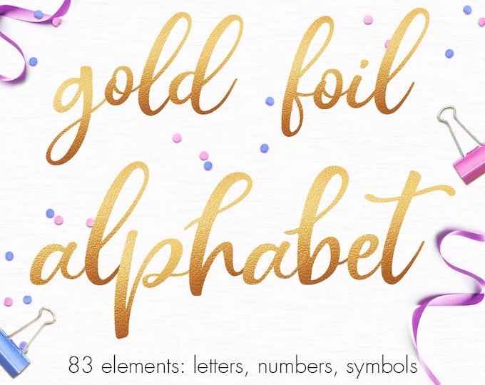 Golden Letters Clipart, Gold Alphabet, Liquid Font Clip Art, Gold Foil ...