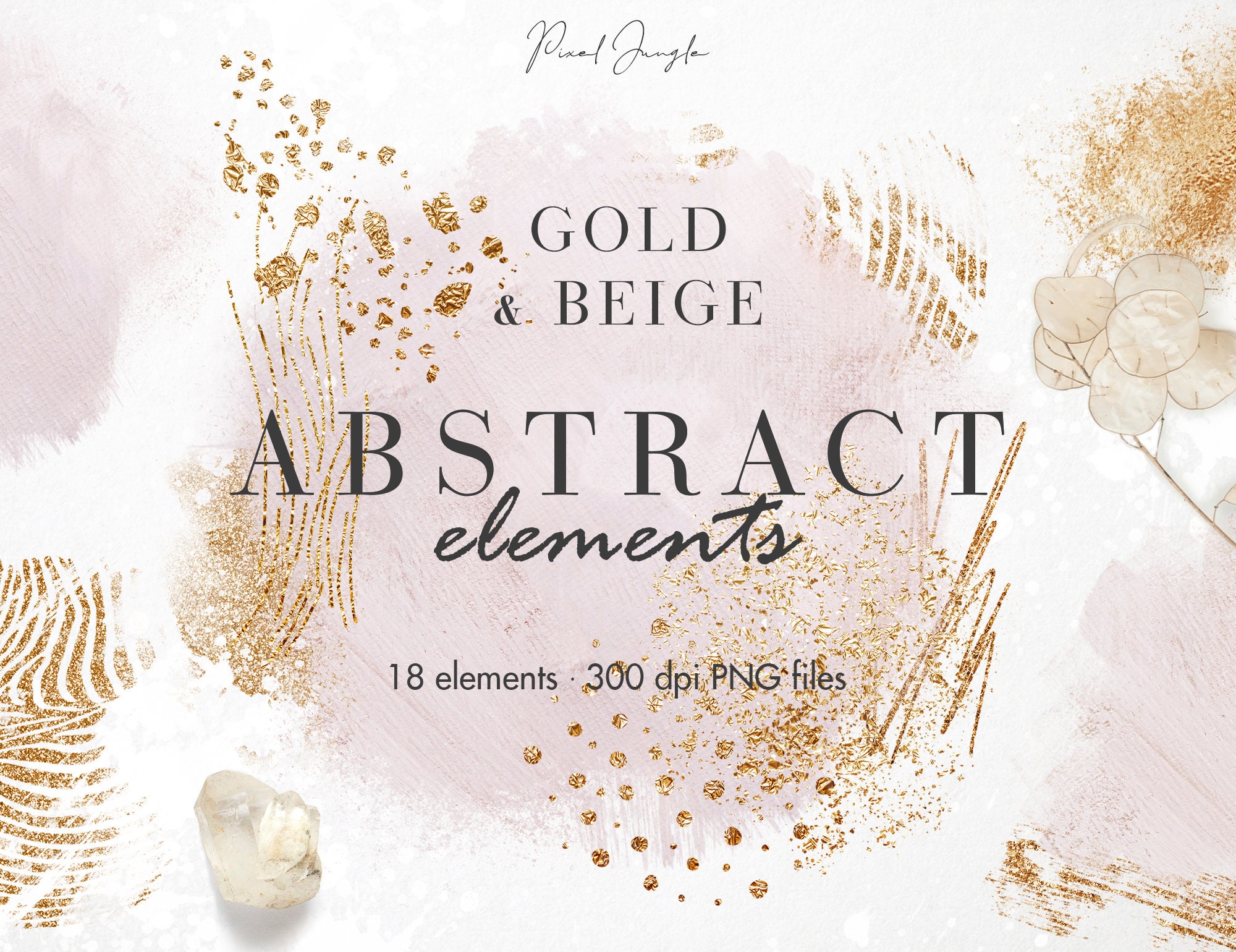 Gold Abstract Design