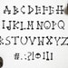 Bone Alphabet Clipart White Bone Letters Clip Art Black Bone - Etsy