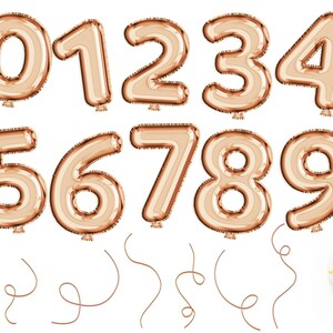 Birthday Balloon Clipart, Lilac Balloon Numerals, Purple Balloon ...