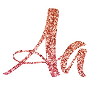 Buy 3 Pay For2, Wedding Clipart, Rose Gold Glitter Alphabet, Rose Gold ...