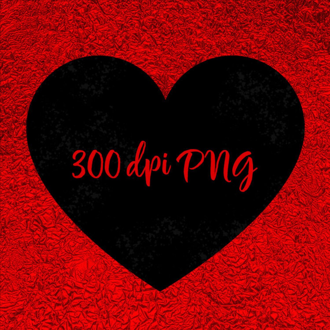 Red Heart Clip Art, Valentines Clipart, Love Clipart, Design Elements ...