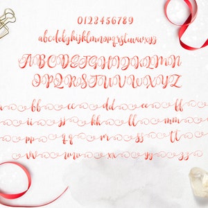 Buy 3 Pay for 2, Red Watercolor Alphabet Clipart, Watercolor Letters ...