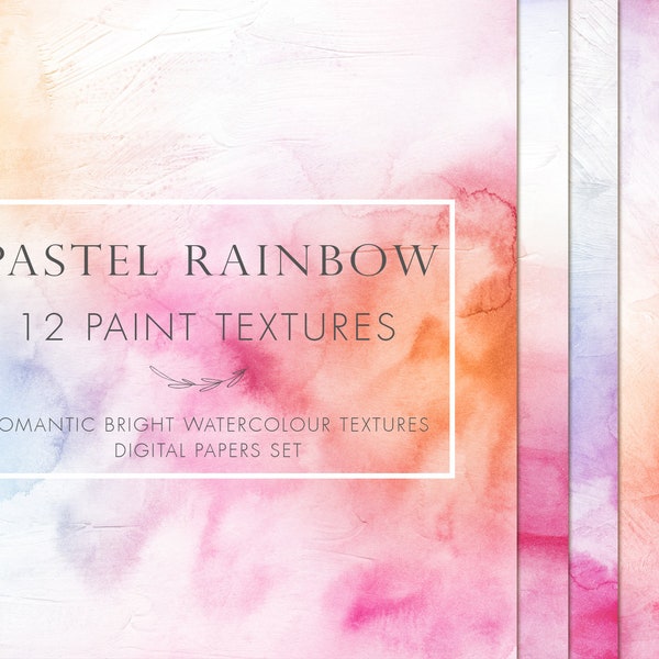 Watercolor Rainbow Wallpaper - Etsy