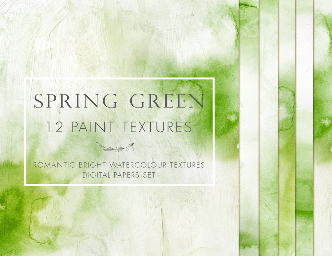 Spring Digital Papers, Spring Wallpaper, Watercolor Textures, Paper ...