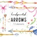 Watercolor Arrows Clipart, Hand Drawn Arrows Clip Art, Watercolor ...
