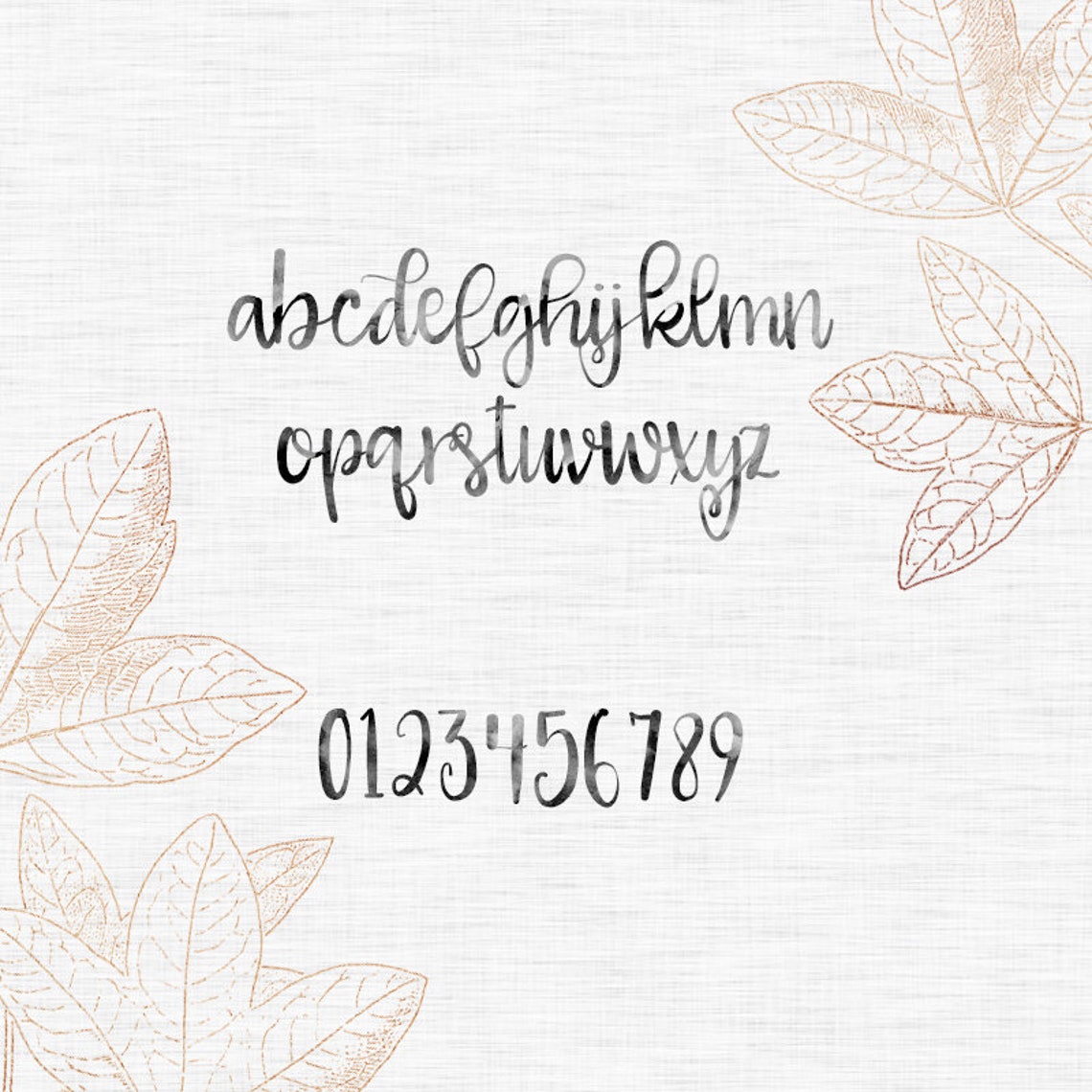 Beige and Black Foil Alphabet Clipart Black Font Lower Case - Etsy