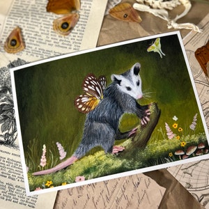 Opossum Fairy Art Prints - Etsy
