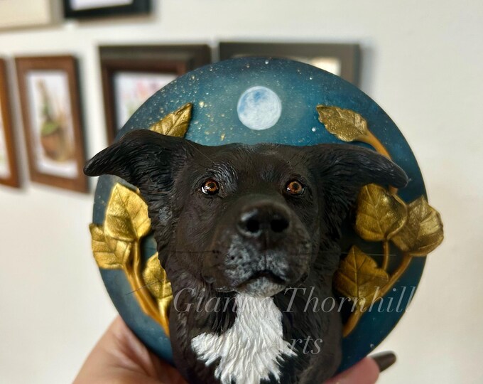 Custom Pet Portrait Sculpture Hand Sculpted Polymer Clay. - Etsy
