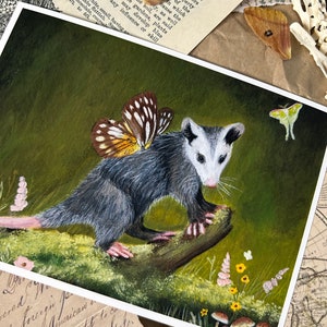 Opossum Fairy Art Prints - Etsy