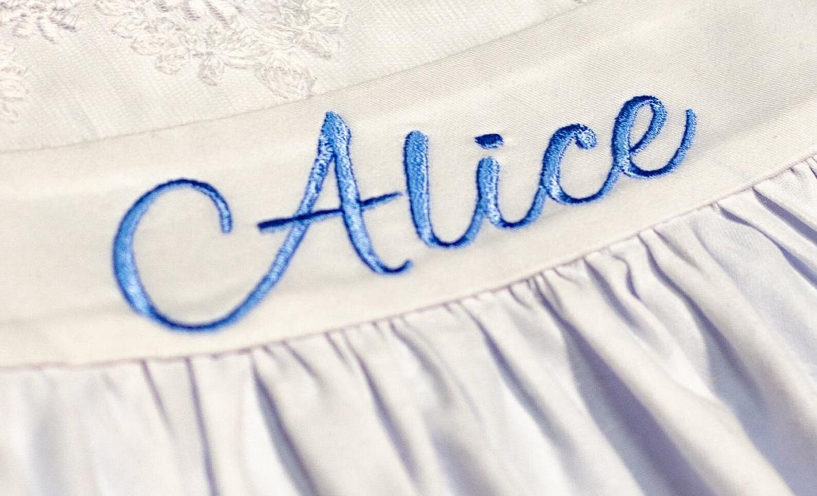 Personalized Alice in Wonderland Dress: Pink Cotton Birthday Party ...
