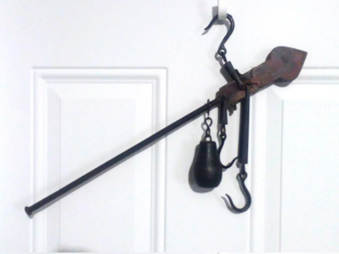 Scale, Forged Steelyard Dual Scale With 10 # and 50# Scales. Steelyard ...