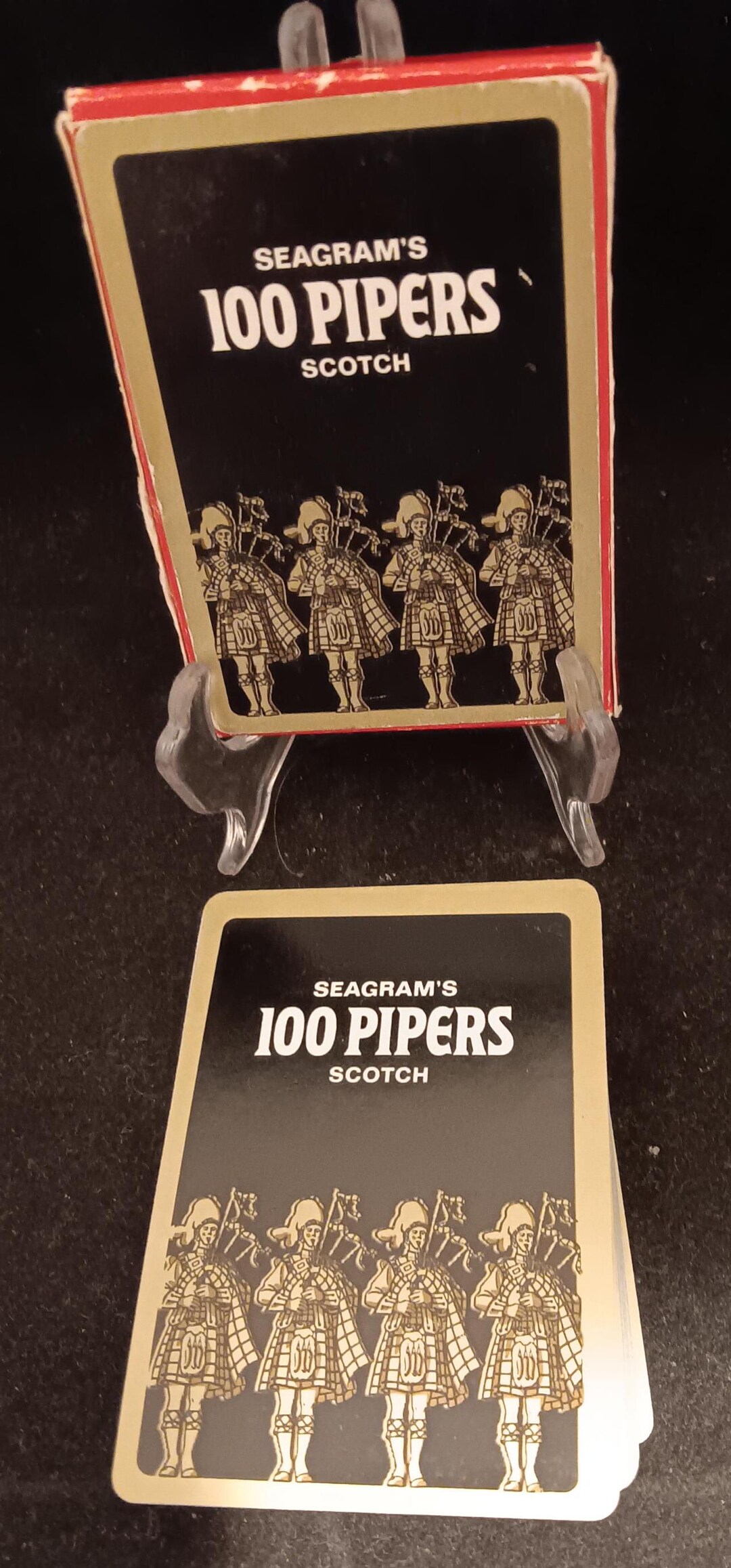 Playing Card Deck by Seagrams 100 Pipers - Etsy