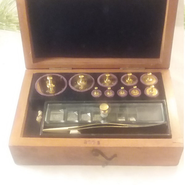 Antique Balance Scales With Weights - Etsy