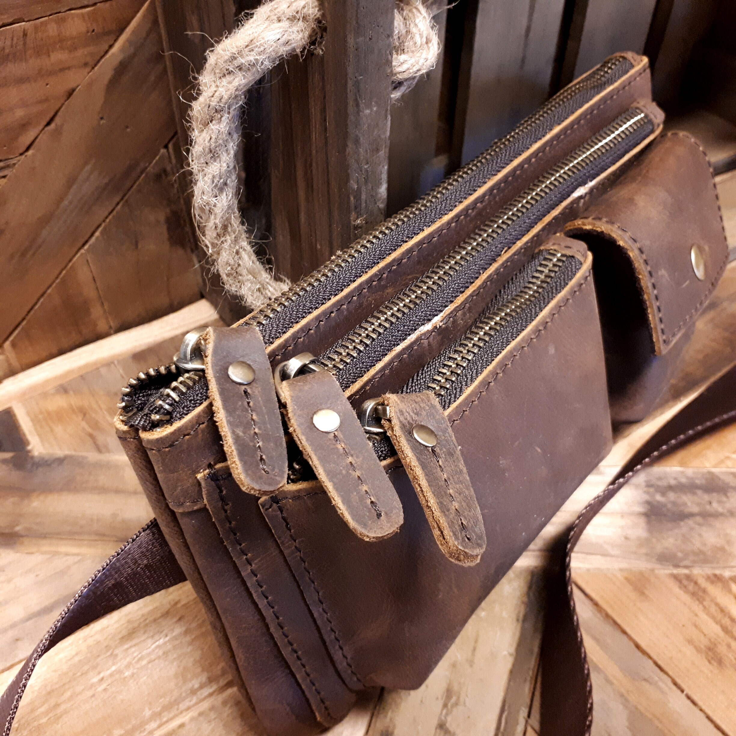 Personalized Leather Belt Bag Travel Waist Bag Crossbody - Etsy