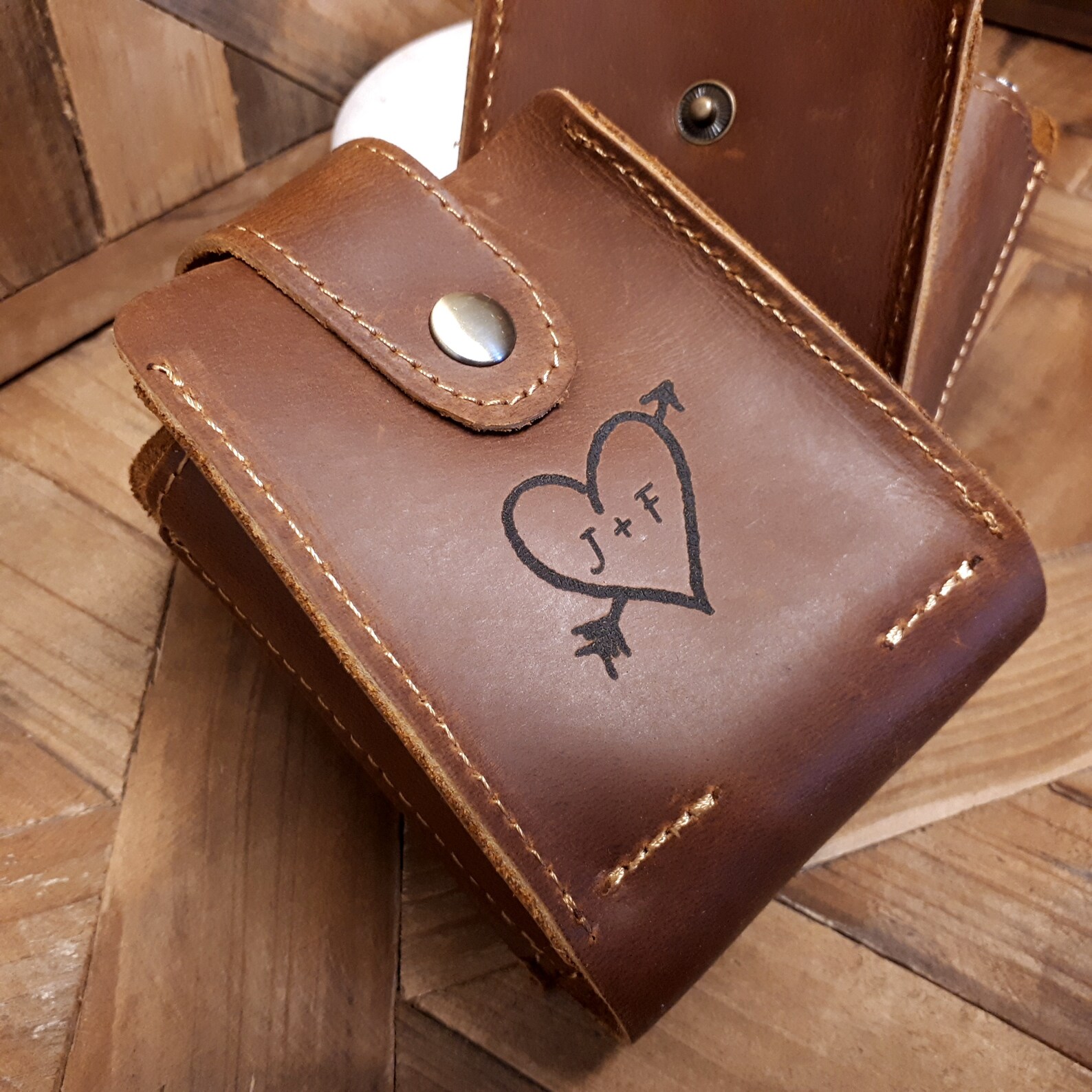 Personalized Leather Playing Card Holder Leather Card Sleeve - Etsy ...