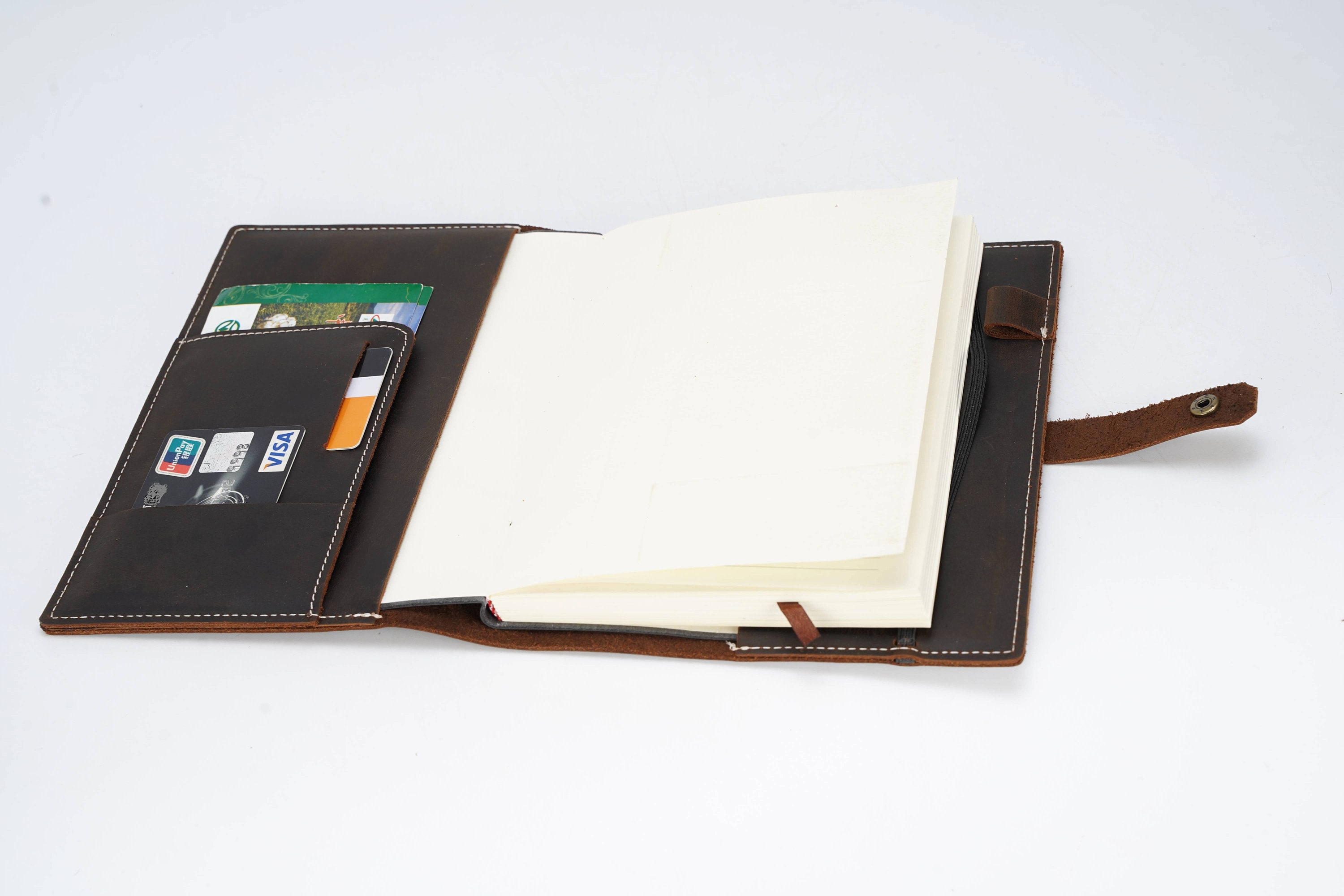 Diario personalizzato in pelle quaderno ricaricabile | Etsy