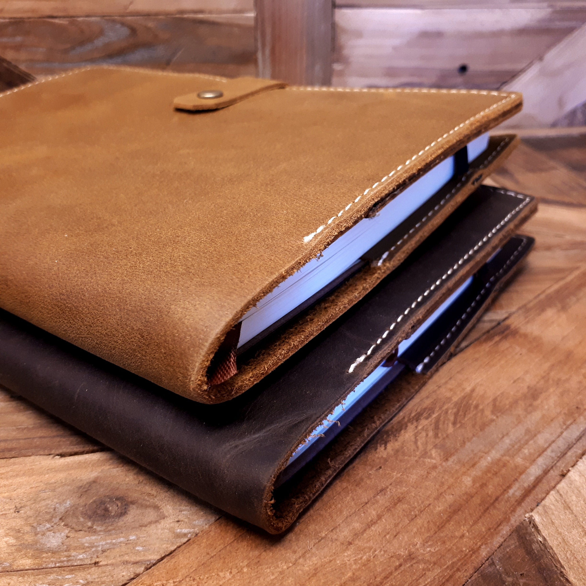 Diario personalizzato in pelle quaderno ricaricabile | Etsy