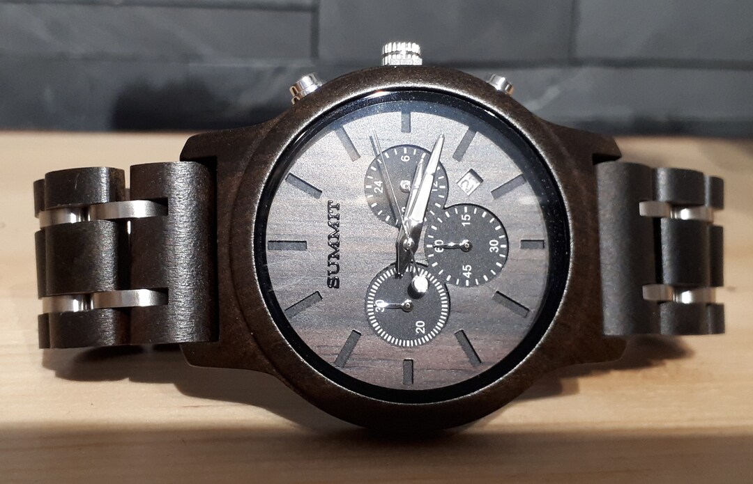 Custom Watch, Engraved Wood Watch, Wooden Watch, Mens Wood Watch ...