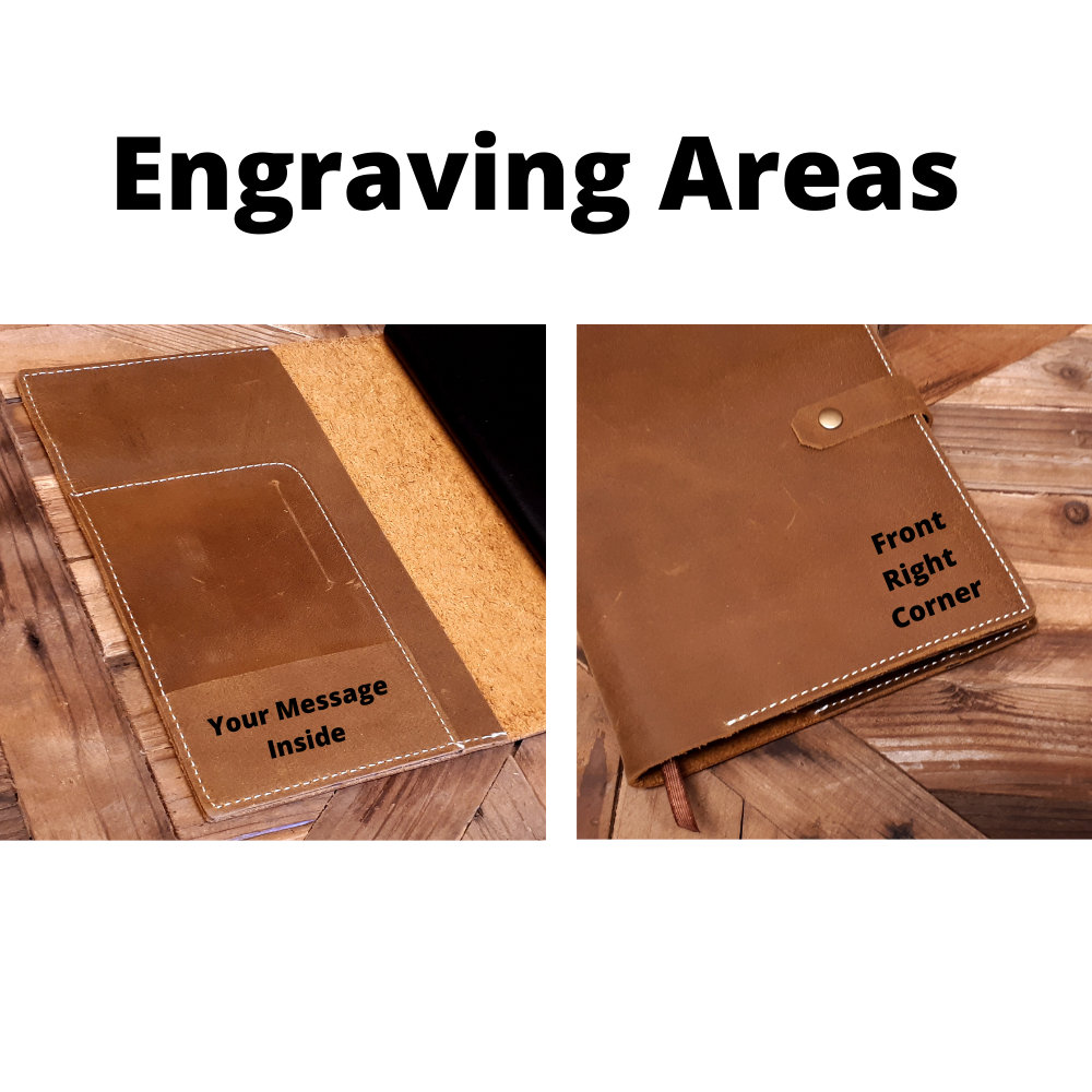 Diario personalizzato in pelle quaderno ricaricabile | Etsy