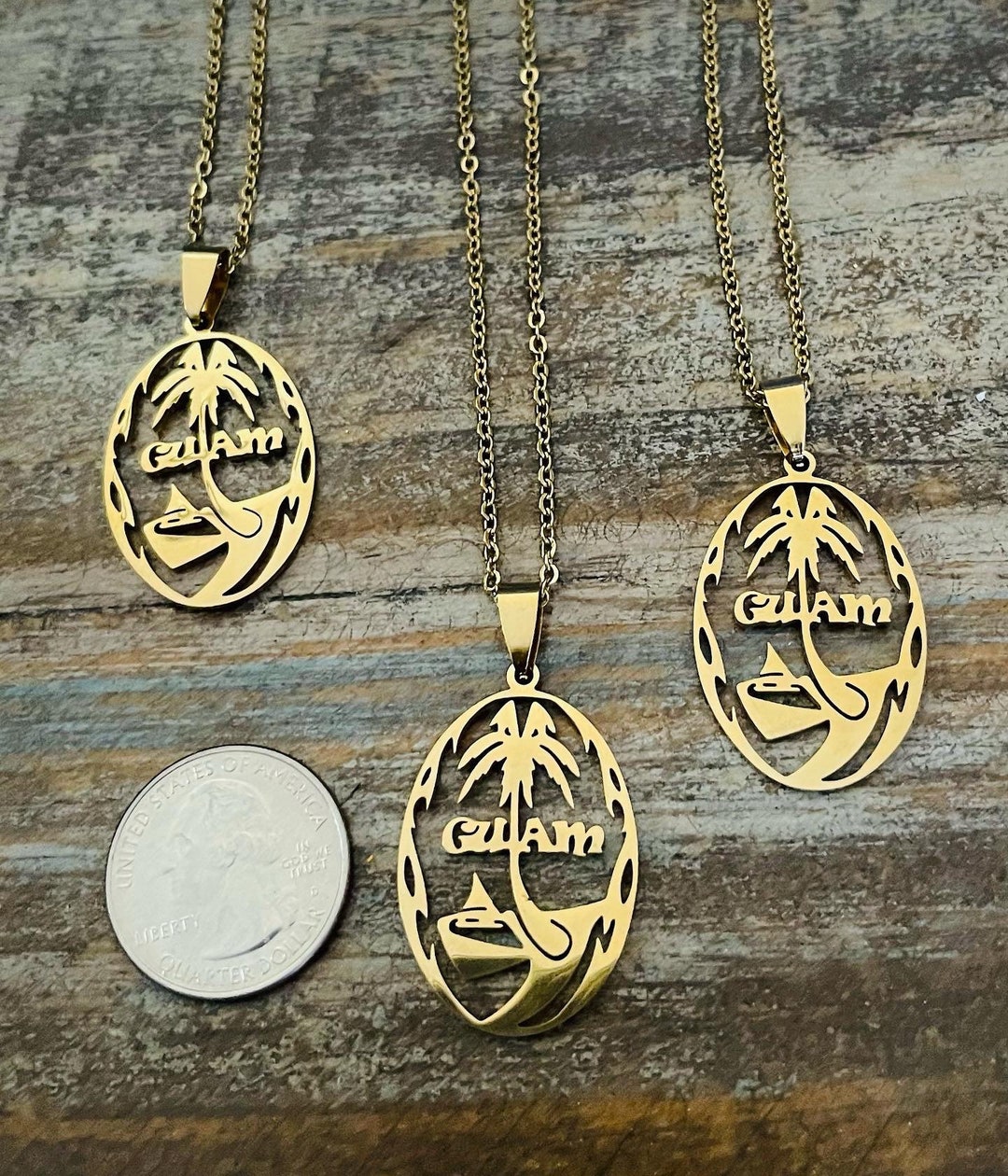 Guam Seal Pendant Necklace - Etsy