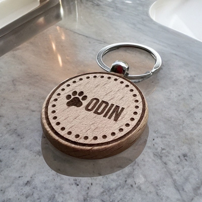 Custom Dog Keychain - Etsy