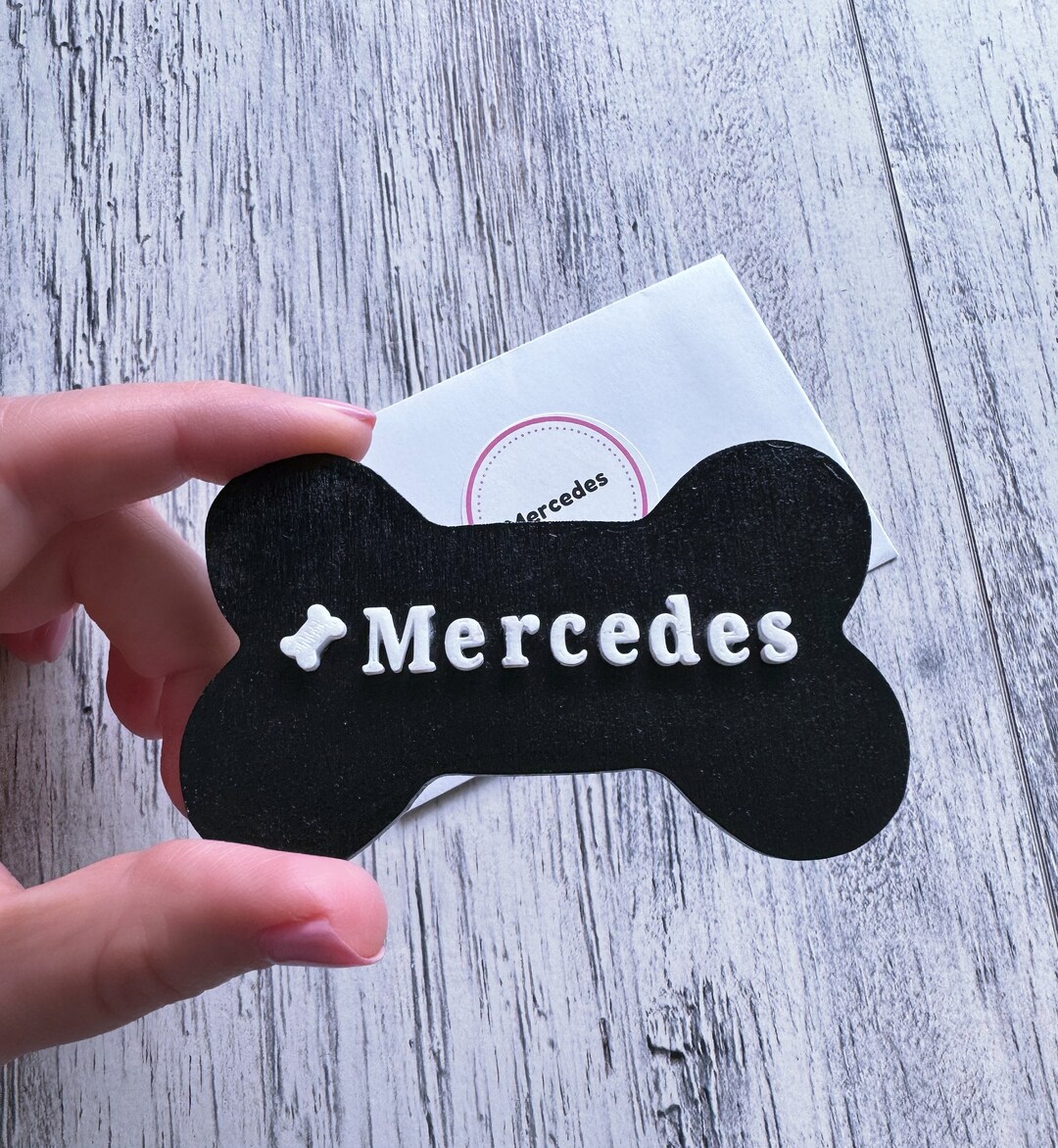 Custom 3D Dog Bone Magnet - Personalized Pet Tribute - Etsy