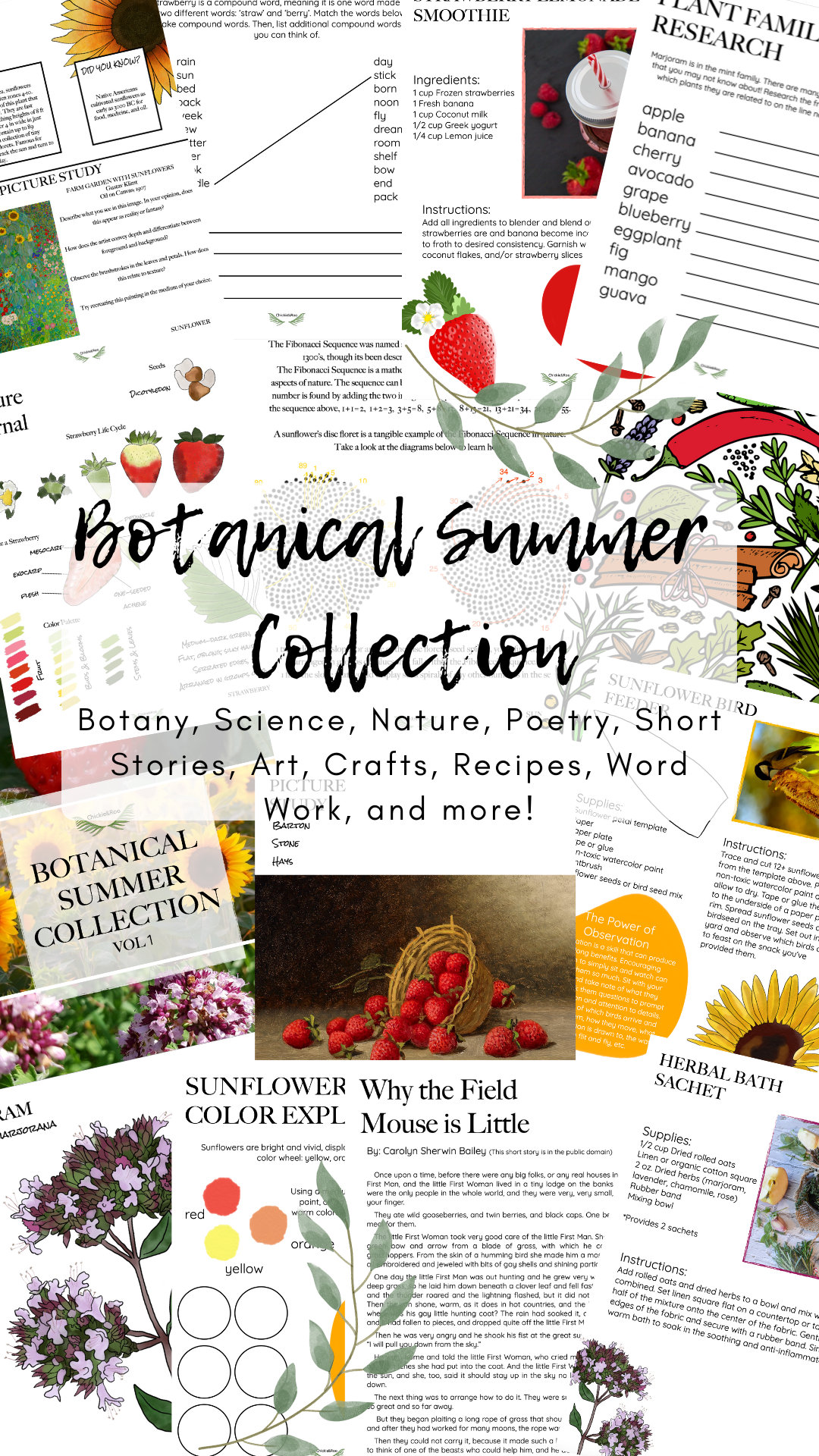 Botanical Summer Collection Vol 1 - Etsy