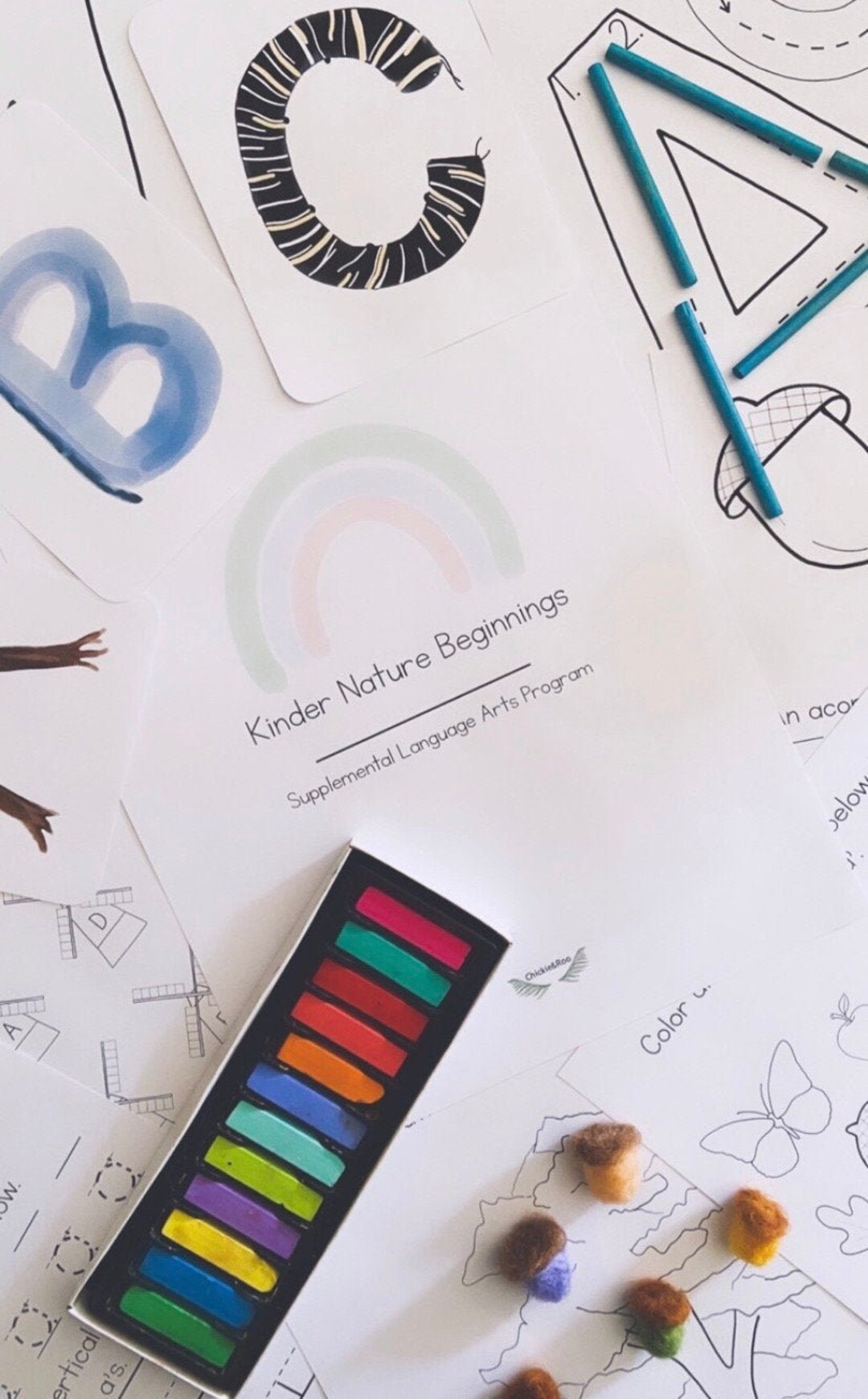 Kinder Nature Beginnings Supplemental Language Arts - Etsy