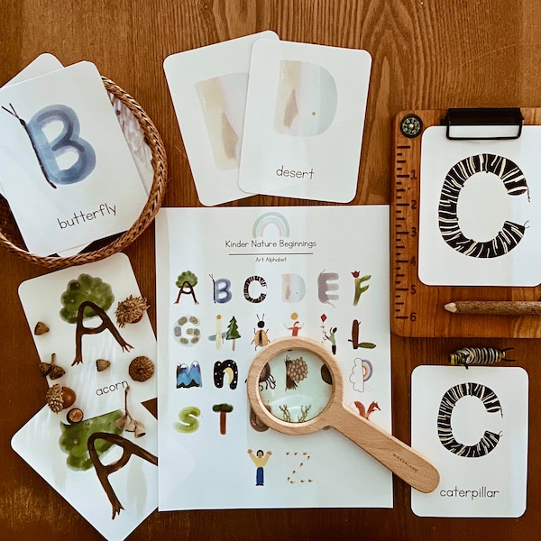 Nature Alphabet - Etsy