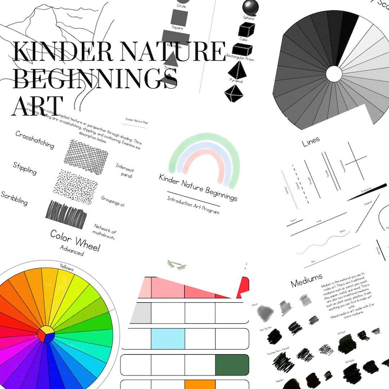 Kinder Nature Beginnings: Art - Etsy