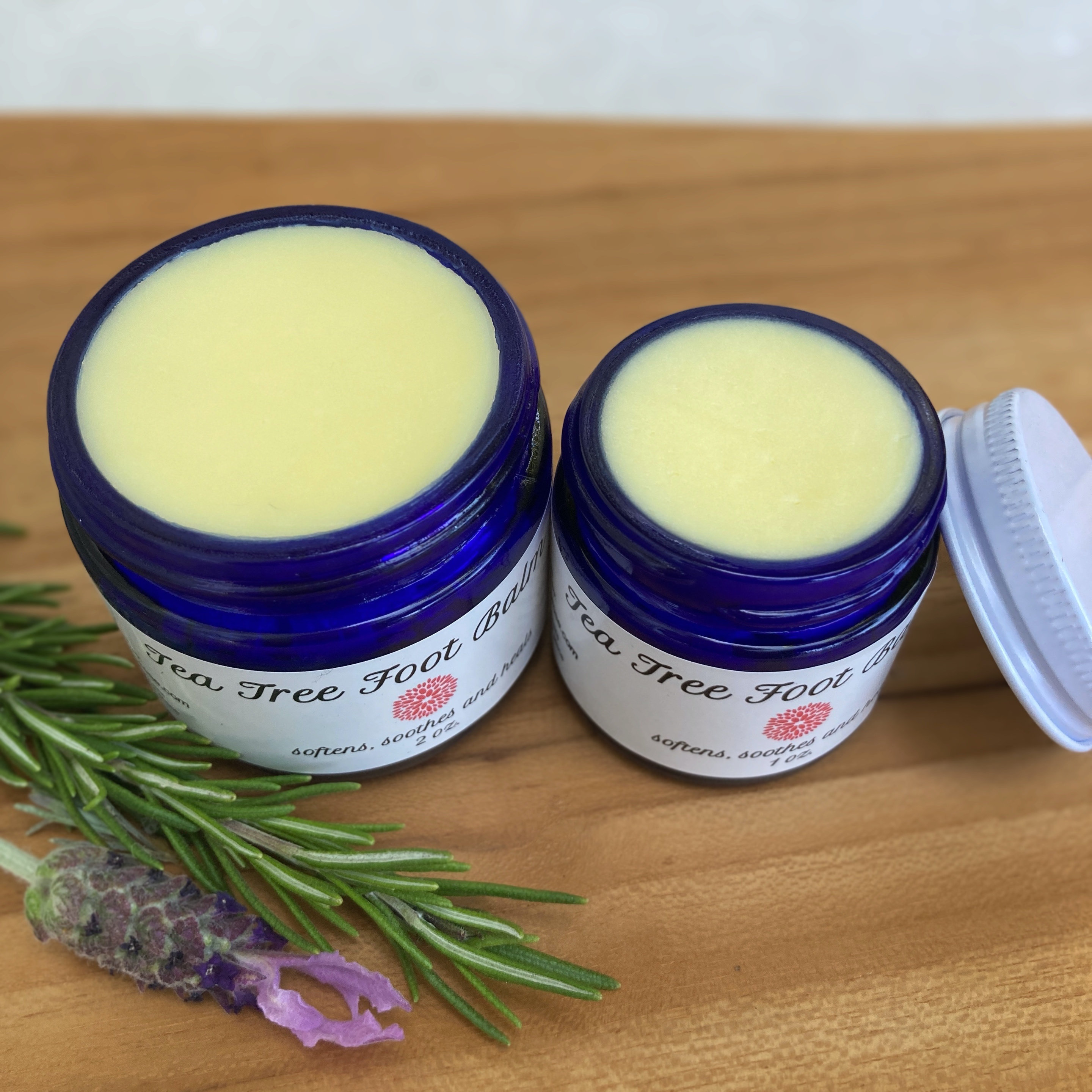 Tea Tree Foot Balm With Rosemary, Arnica and Calendula — Softens ...