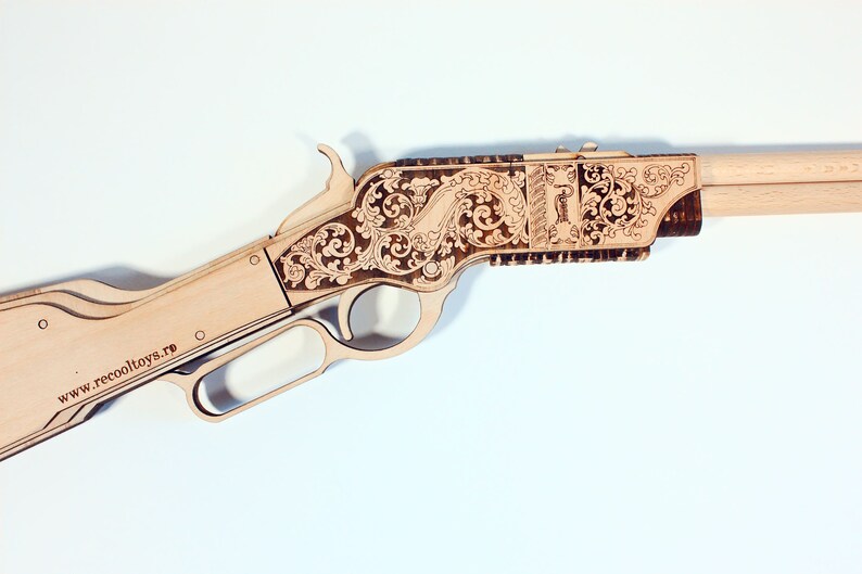 Henry Rifle 1860, Rubber Band Toy Rifle - Etsy