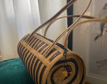 Woven Straw Purse - Etsy