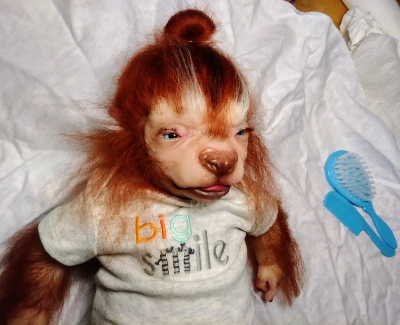 Werewolf Puppy Silicone Baby Doll | Etsy