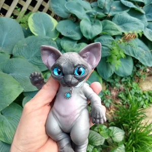 Silicone Sphynx Cat Kitten - Etsy