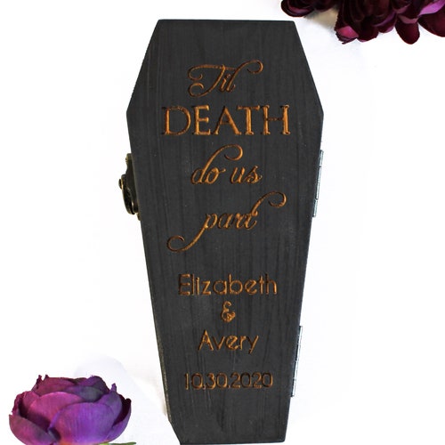 Unique Tarot Card Save the Date 'til Death Do Us | Etsy