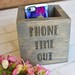 Rustic Unplug Box - Family Phone Time Out - Wood Cell Phone Holder - Etsy