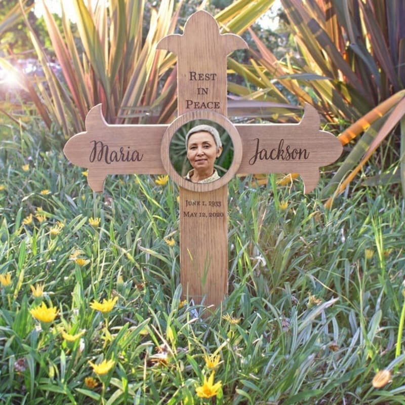 Graveyard Memorial Cross - Etsy