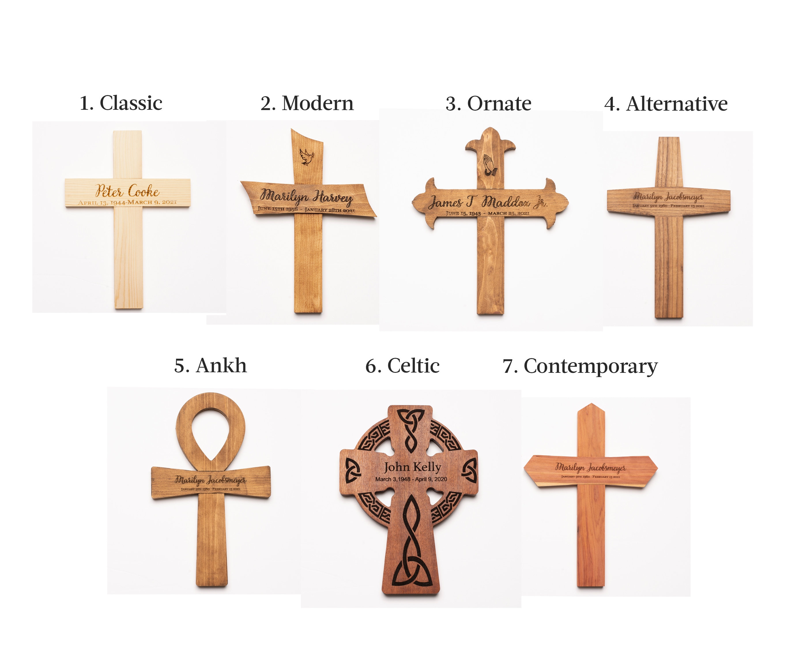 Specifications Burial Cross