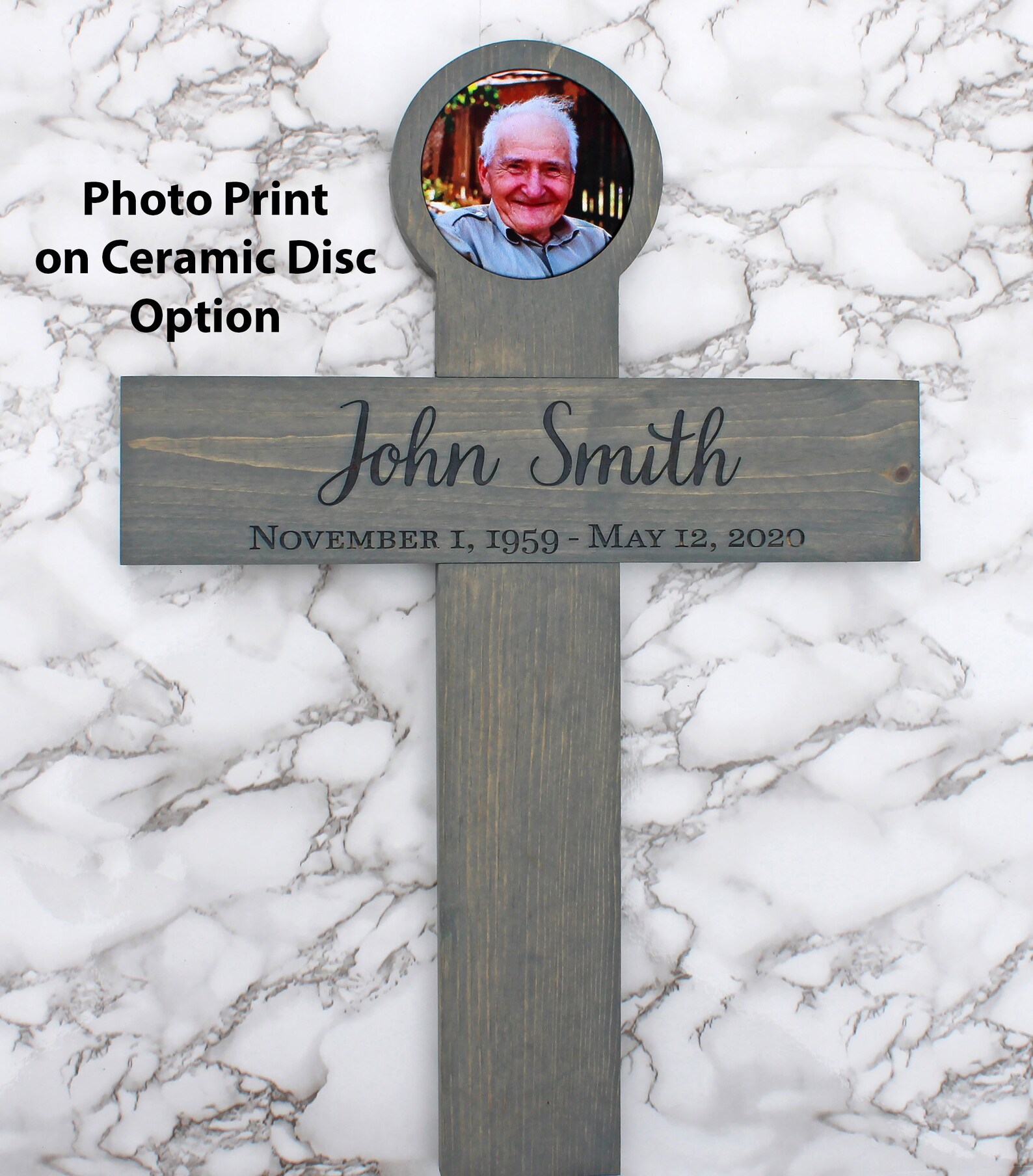 Memorial Cross Personalized for Your Loved One - Etsy